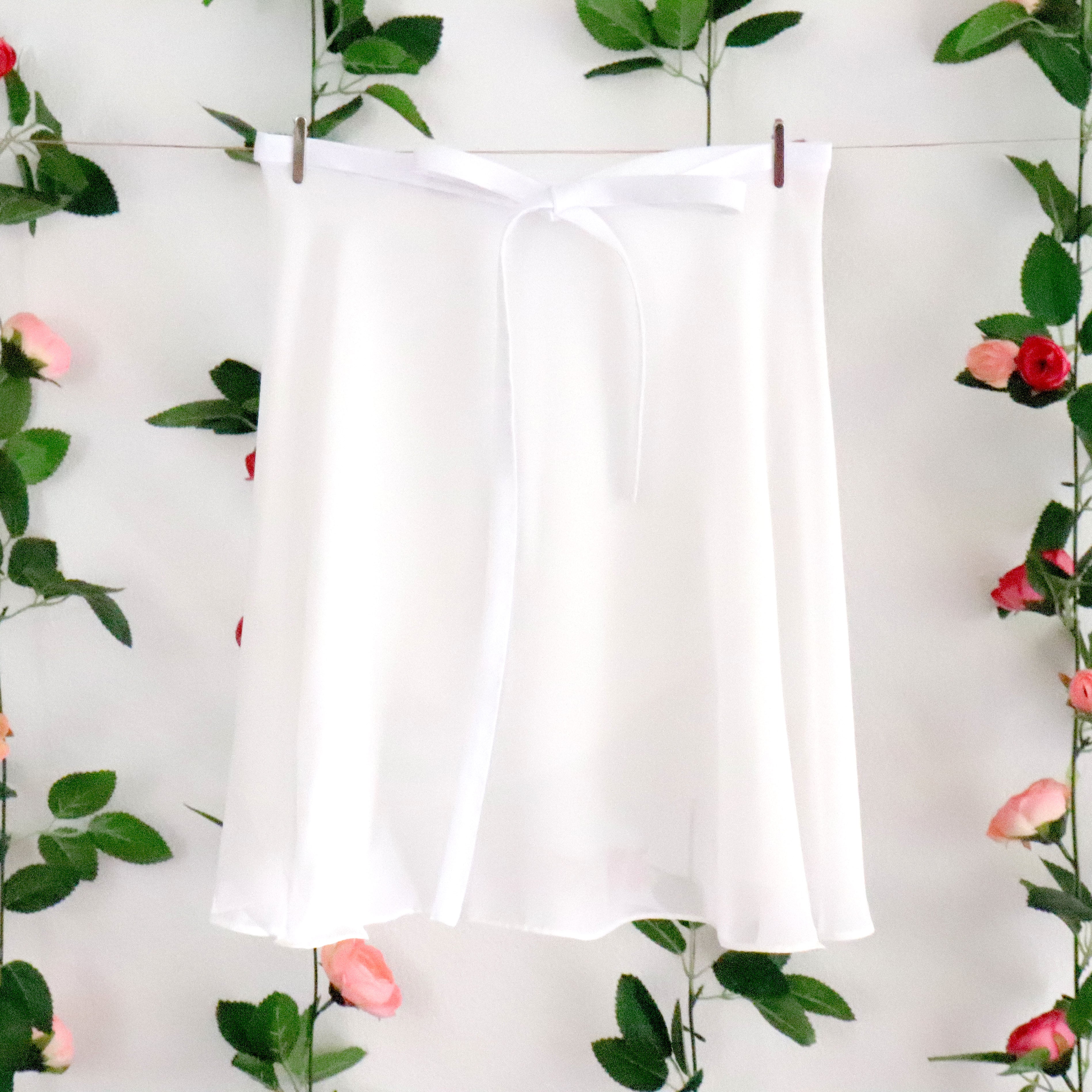 White Ballet Wrap Skirt | Vivace Dancewear